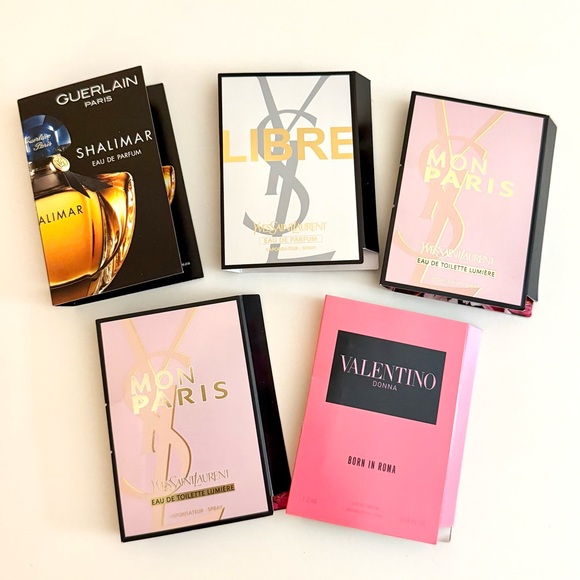 Yves Saint Laurent | Other | Brand New Set Of 5 Perfume Samplers Ysl ...